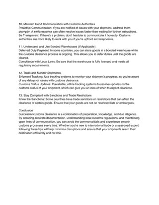 Top Tips for Smooth Customs Clearance Every Time.docx