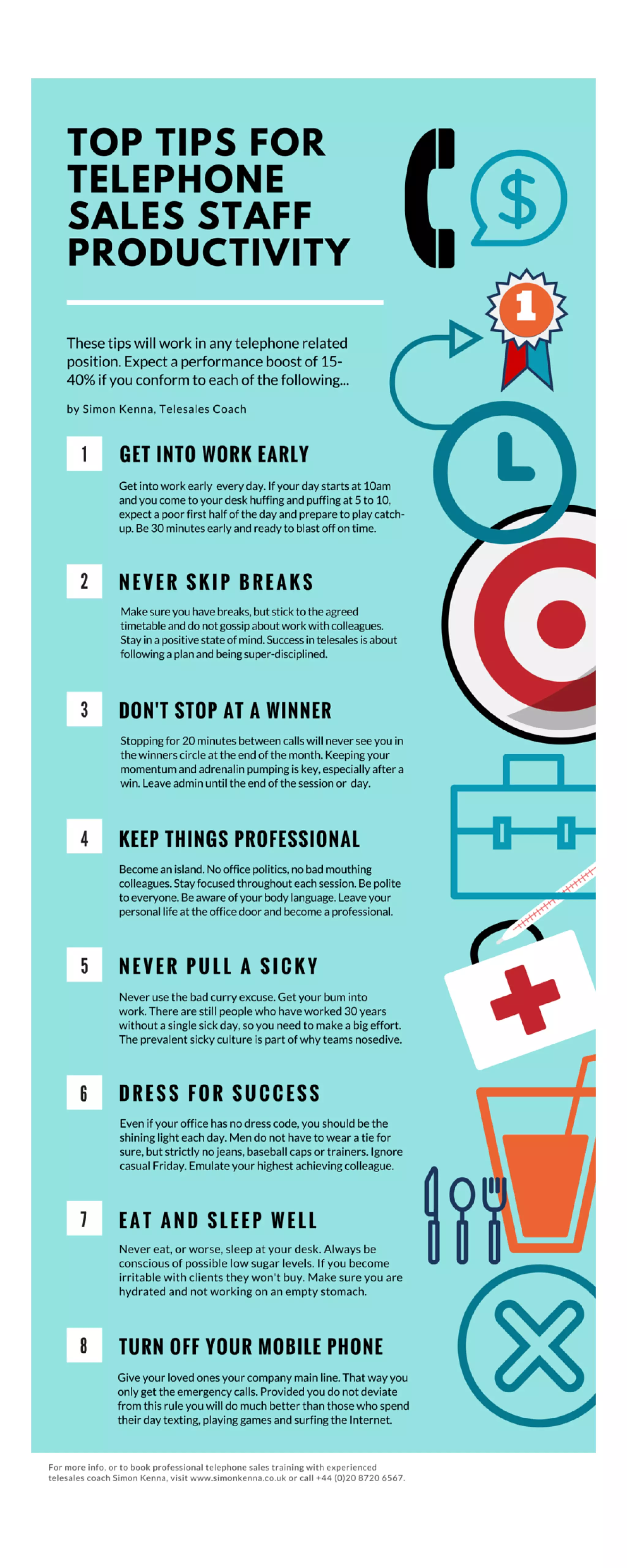 Top tips for telephone sales staff productivity | PDF