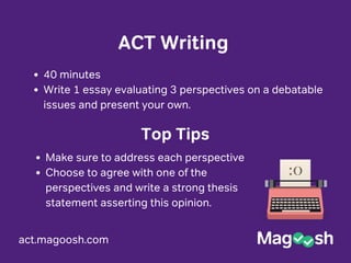 Top Tips for the ACT | PPT