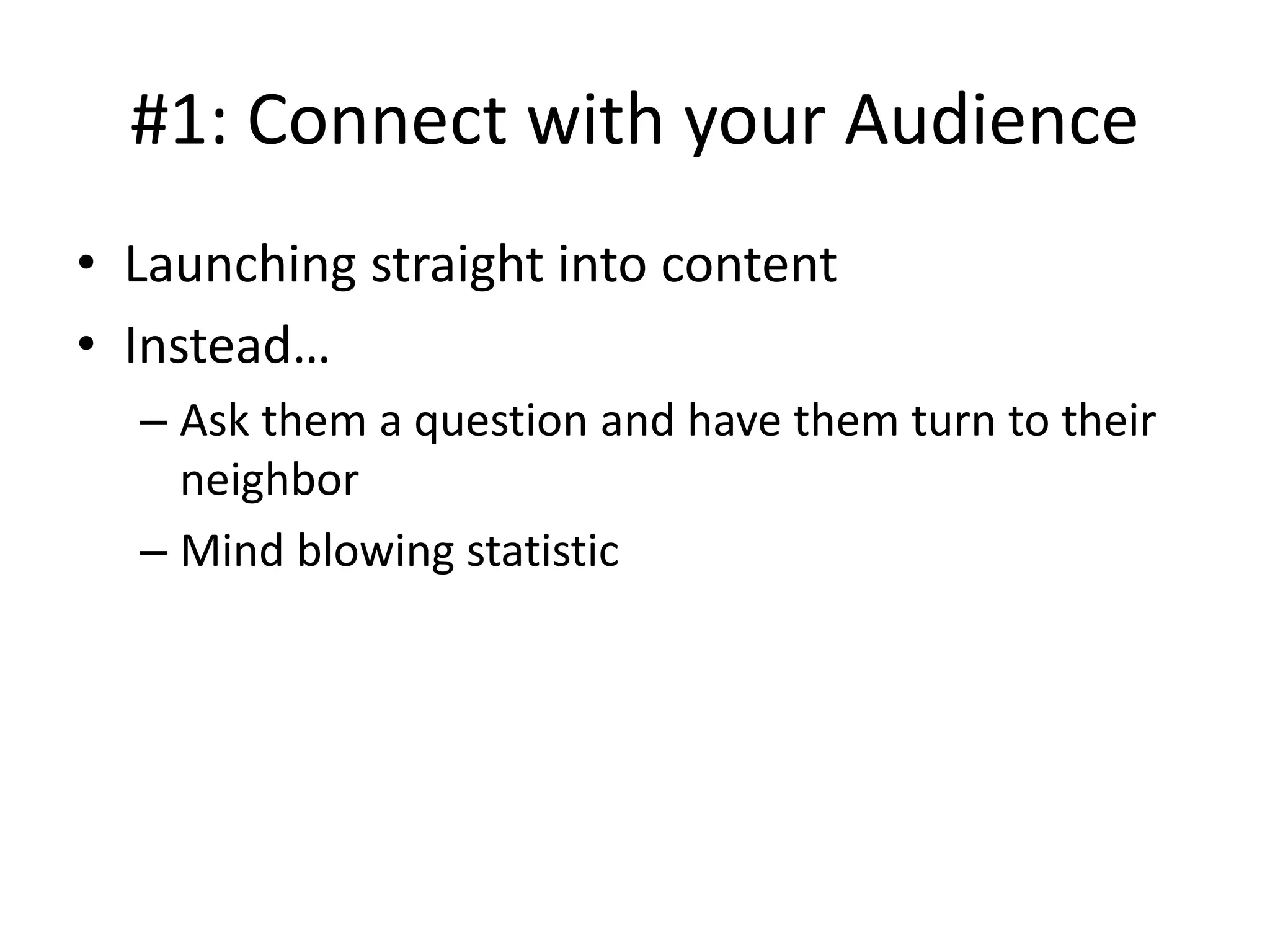 Top tips for training (original) | PPT