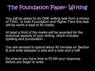Top tips info and ideas foundation revision | PPTX