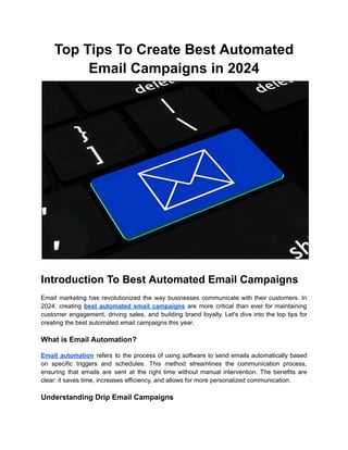 Top Tips To Create Best Automated Email Campaigns in 2024.pdf