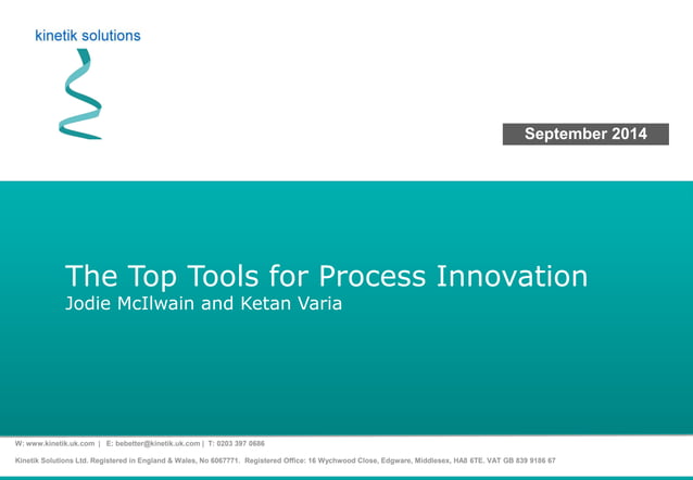 Top tools for process excellence | PDF | Management Consulting Industry | Industries