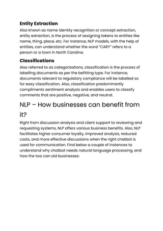 The NLP disruption: top trends and use cases - SG Analytics | PDF