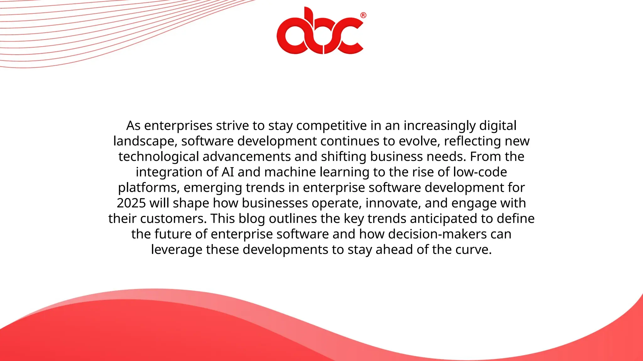 Top Trends in Enterprise Software Development for 2025 | PPT