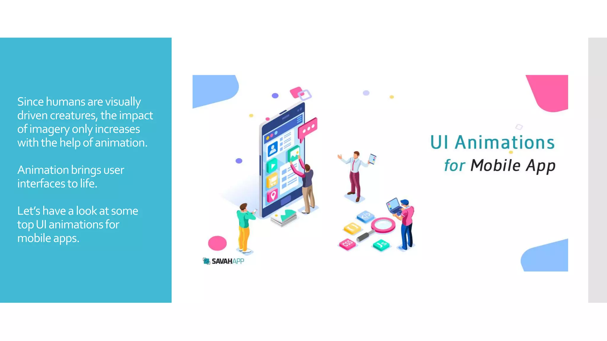 Top UI Animations for your Mobile App | PPT
