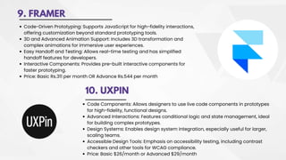 Top UIUX Tools to Boost Your Designing Workflow | PPT