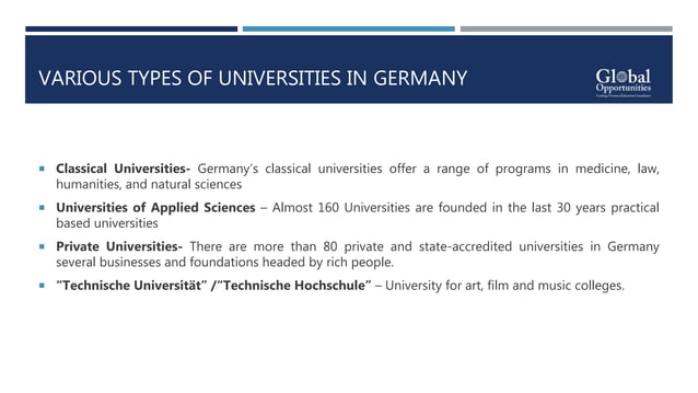 TOP UNIVERSITIES IN GERMANY | PPTX