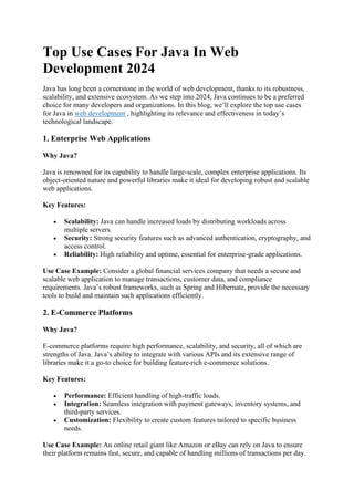 Top Use Cases For Java In Web Development 2024.pdf