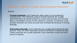 Top vpn interview question and answer | PPTX | Internet | Computing