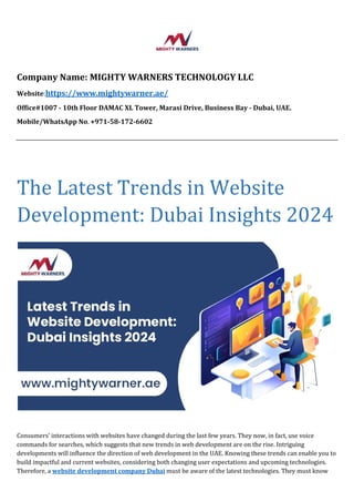 Latest Web Development Trends for 2024 | PDF