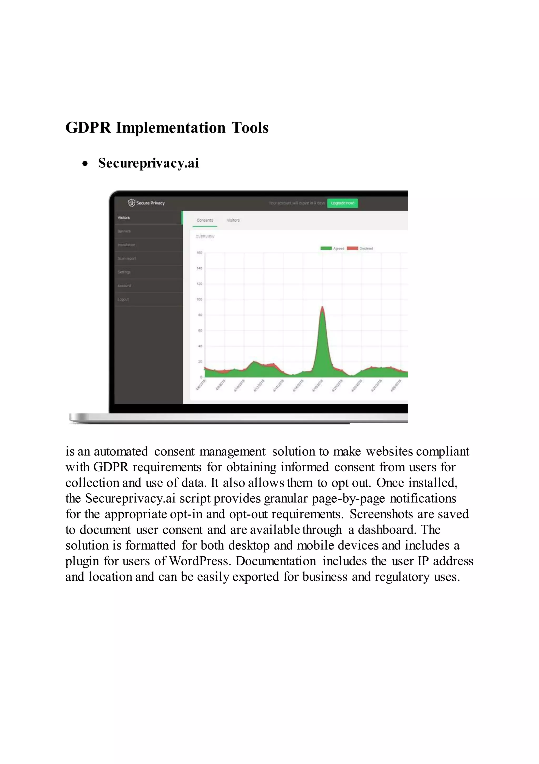 Top gdpr assessment tools | PDF