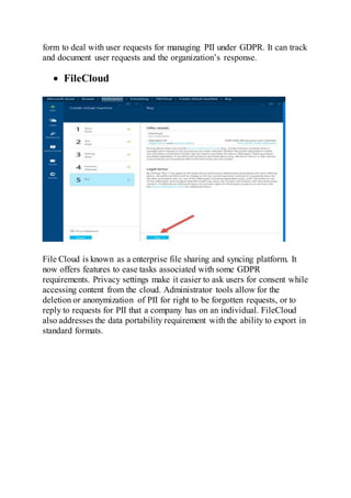 Top gdpr assessment tools | PDF