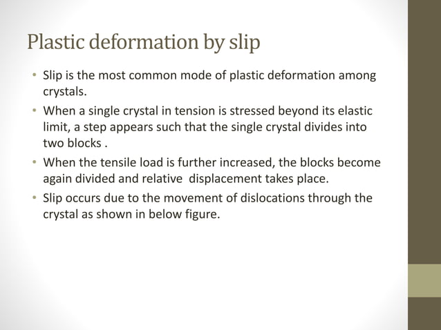 plastic deformation | PPT