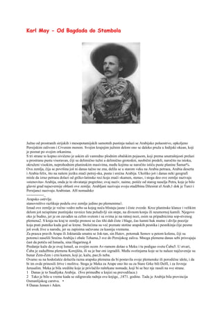 Karl maj od bagdada do stambola | PDF