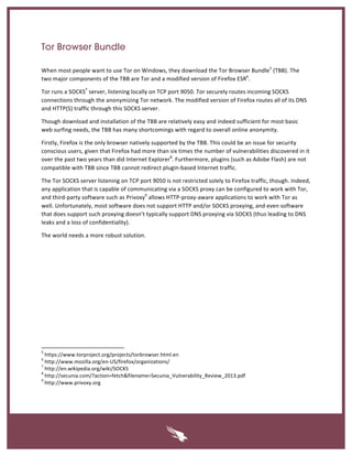 TOR... ALL THE THINGS Whitepaper | PDF