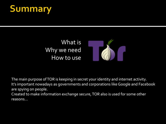 Tor (The Onion Router) | PPT