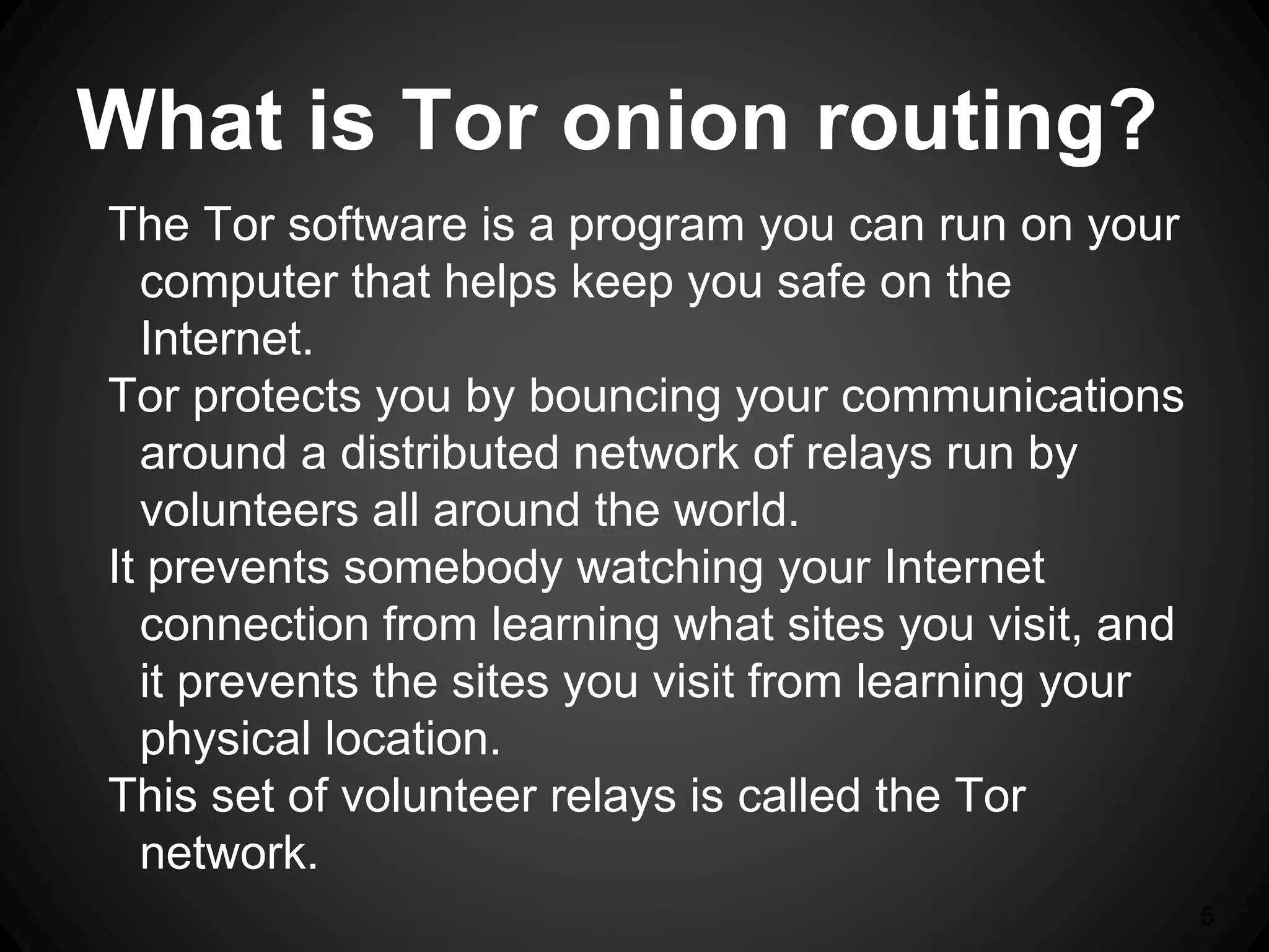 Tor: The Second Generation Onion Router | PPTX
