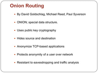 Tor the onion router | PPTX