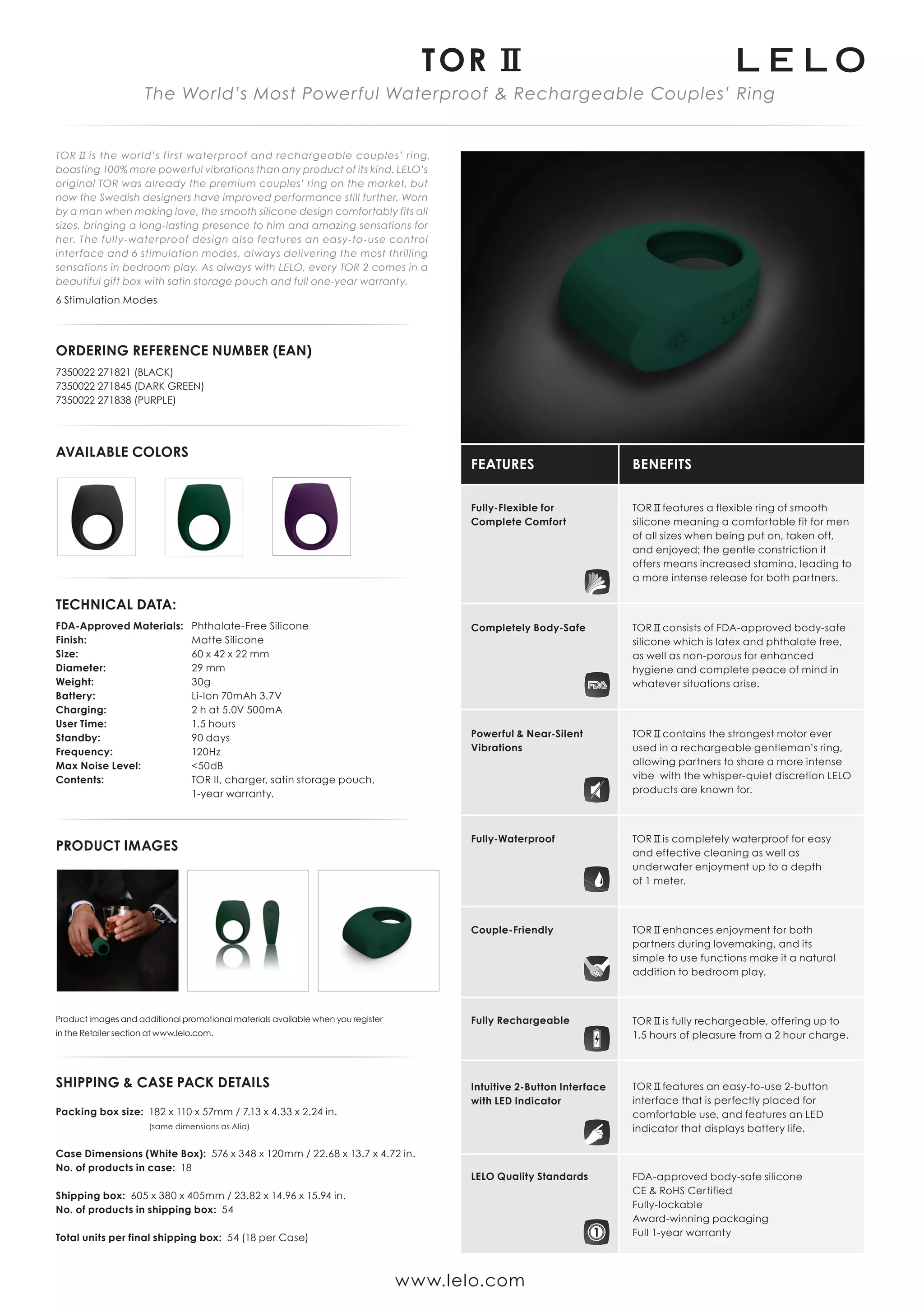 Lelo Tor 2 | LilyHush.com | Free Download