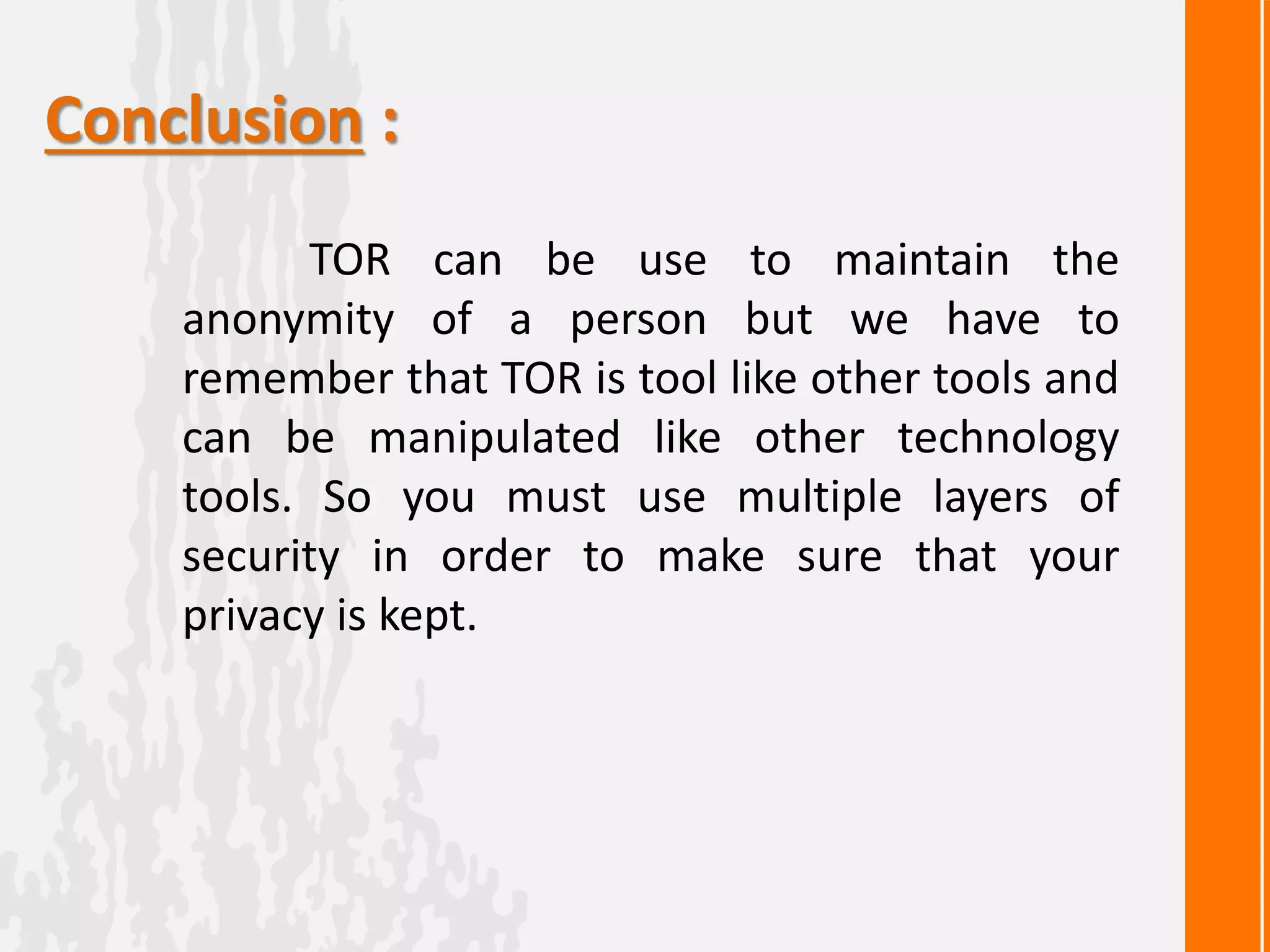 Encryption and decryption in TOR | PPTX | Information and Network ...