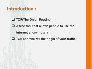 Encryption and decryption in TOR | PPTX | Information and Network ...
