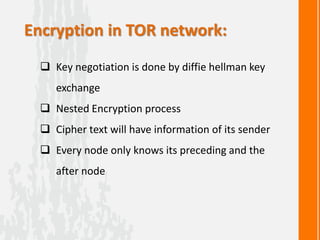 Encryption and decryption in TOR | PPTX | Information and Network ...