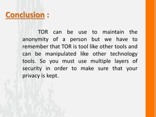 Encryption and decryption in TOR | PPTX | Information and Network ...