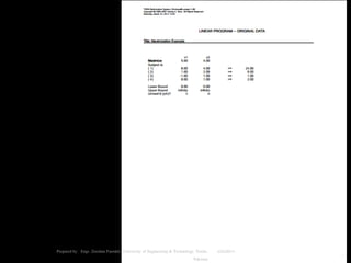 Tora (2 phase itteration, simplex method) | PDF
