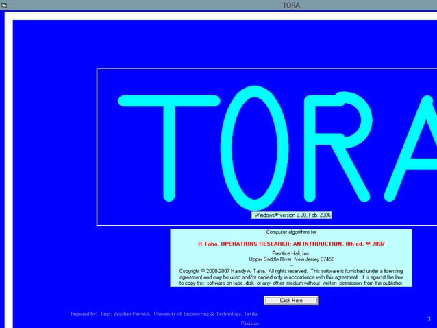 Tora (2 phase itteration, simplex method) | PDF