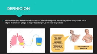 TORACOCENTESIS, PUNCION LUMBAR, GASOMETRIA.pptx