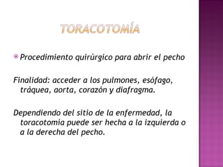 Toracotomias Ppt