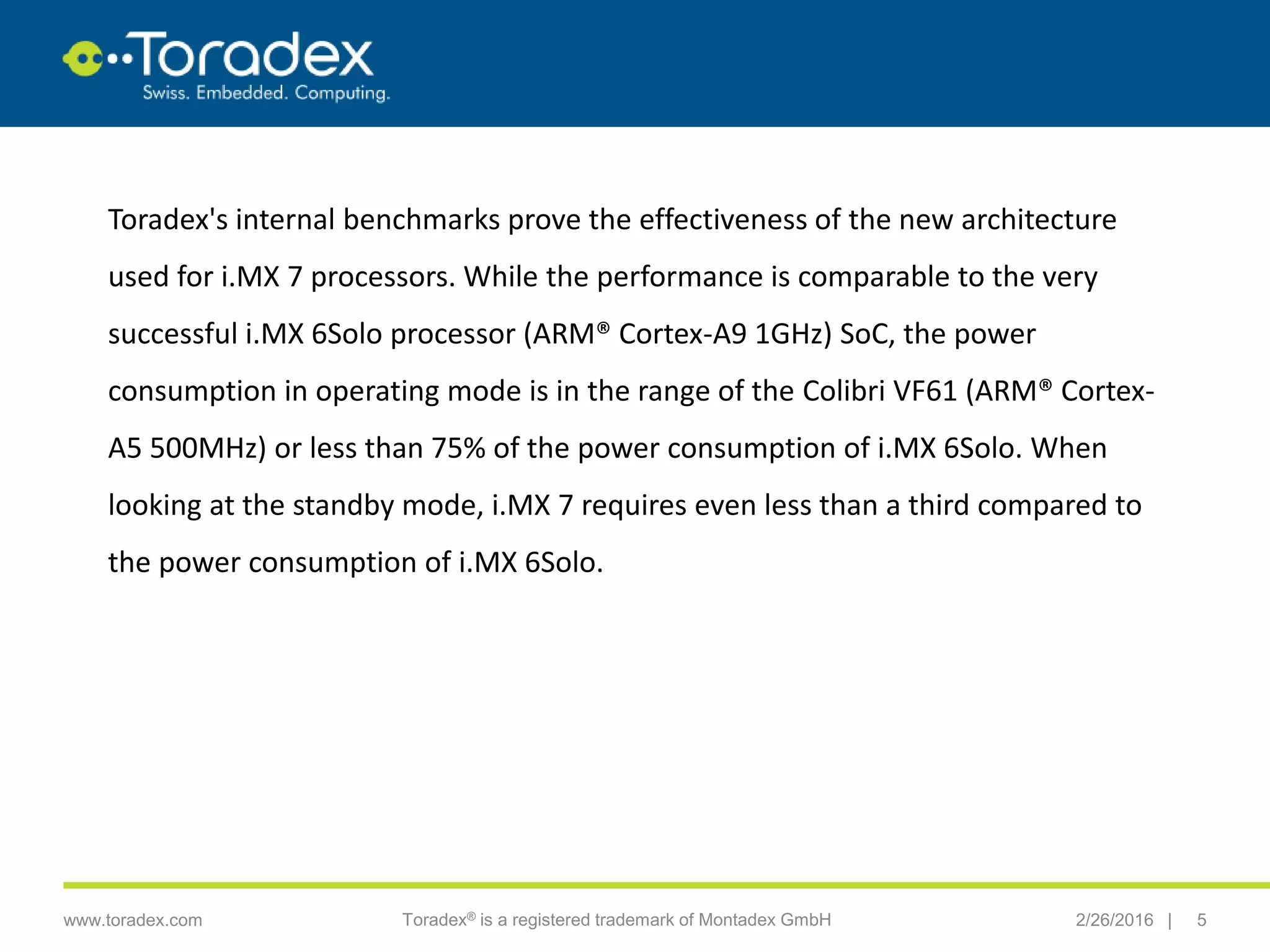 Toradex Expands Product Portfolio with New Embedded Computer Based on ...