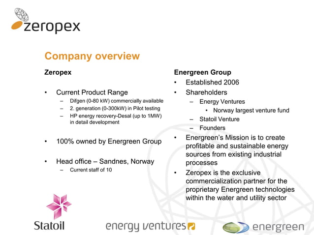 Untapped Energy in Water and Utility Industries - Tor Albertersdal ...