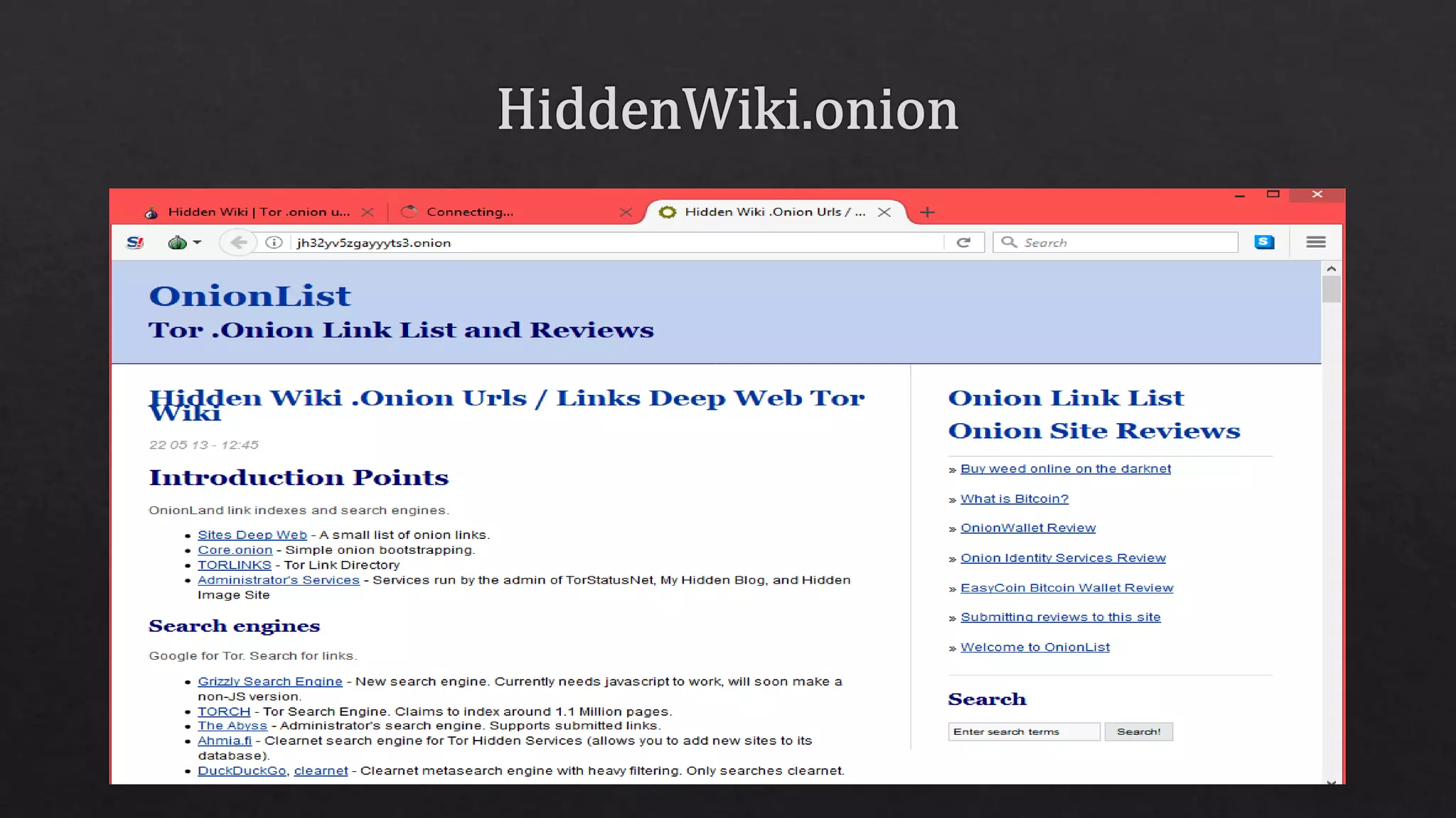 Tor and Deep Web - PPT | PPT