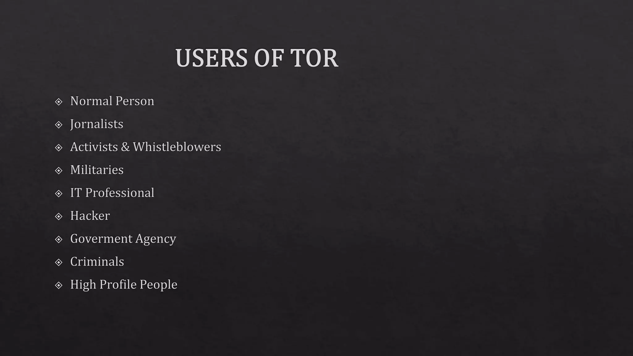 Tor and Deep Web - PPT | PPT