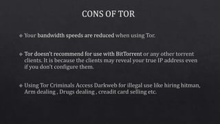 Tor and Deep Web - PPT | PPT