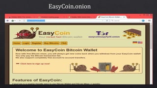 Tor and Deep Web - PPT | PPTX