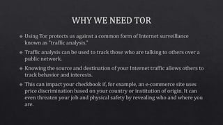 Tor and Deep Web - PPT | PPTX