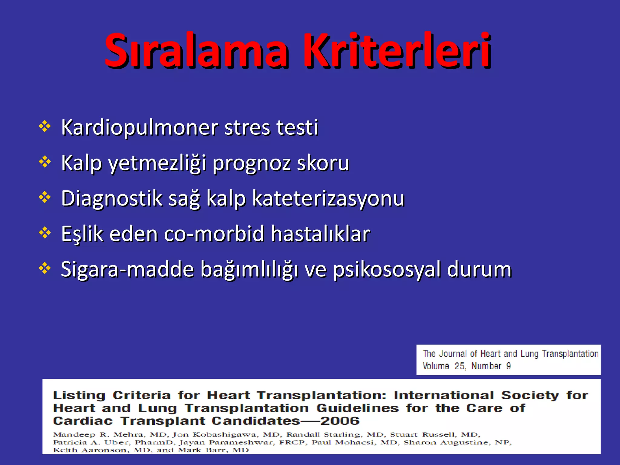 Torasik Transplantasyon | PPT