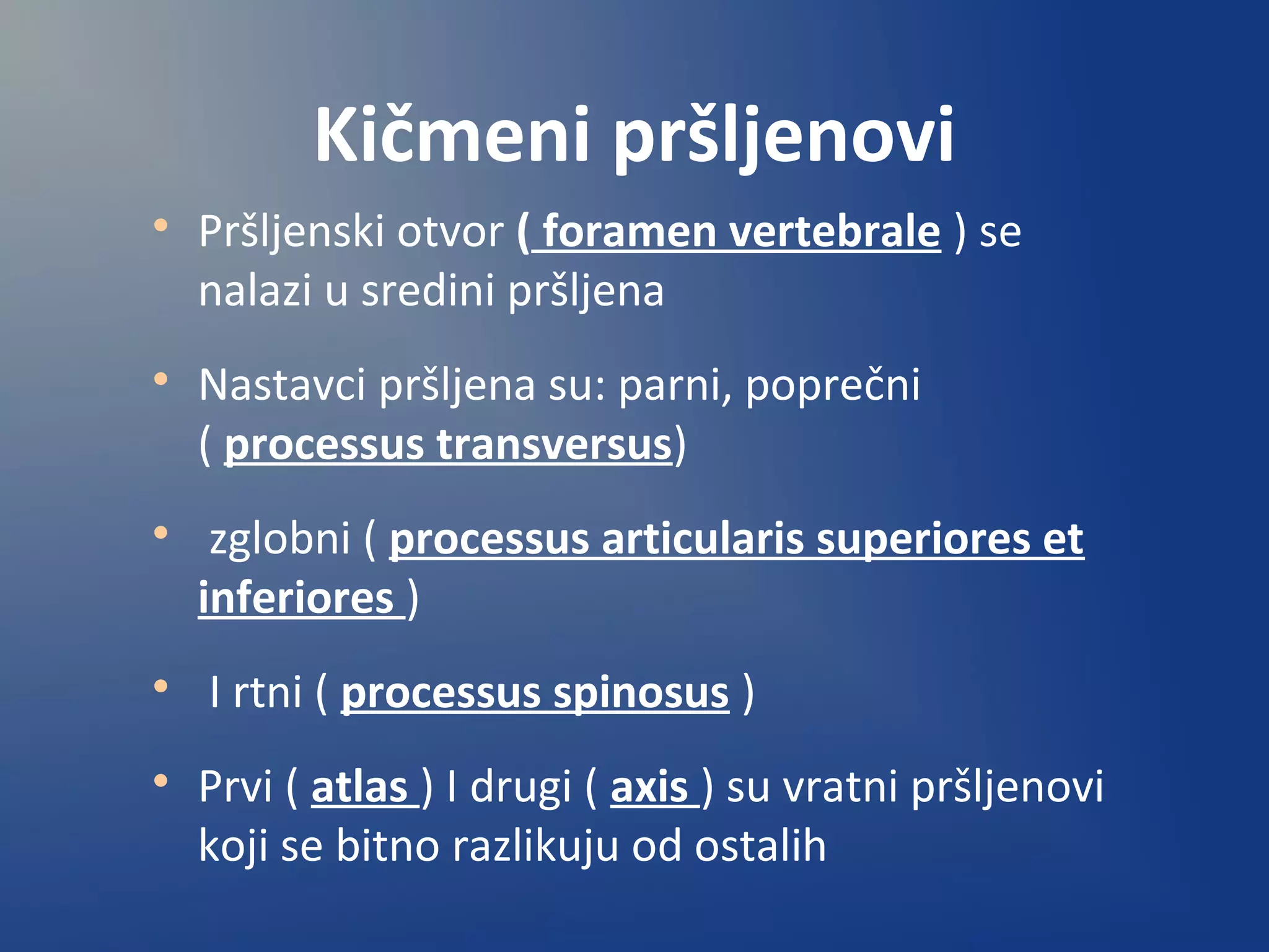 Kosti trupa i grudnog koša | PPT