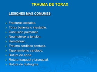 TORAX - TRAUMA DE.ppt