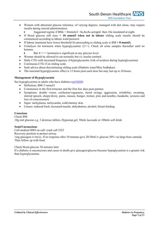 Torbay antenatal clinic guidelines | PDF