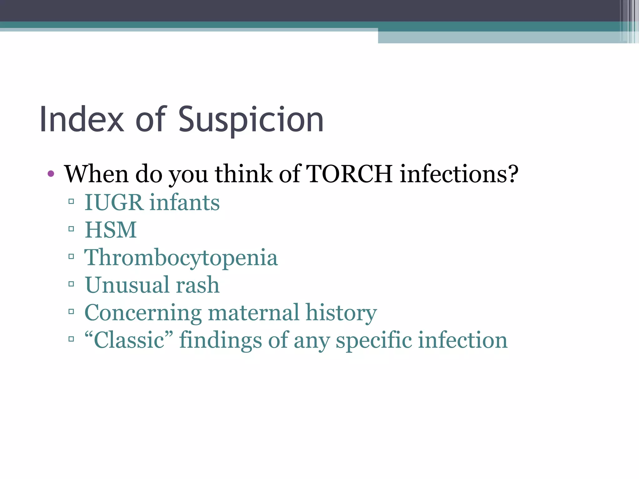 Torch infections | PPT