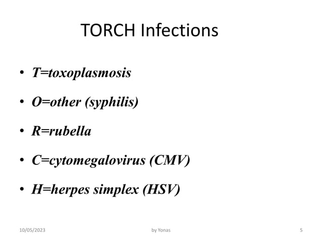 TORCH Infections.pptx | Pregnancy | Reproductive Health