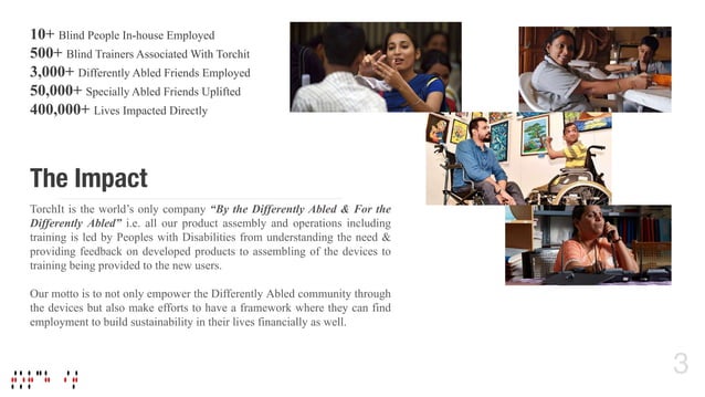 Torch it Smart assistive devices for differently abled | PPT