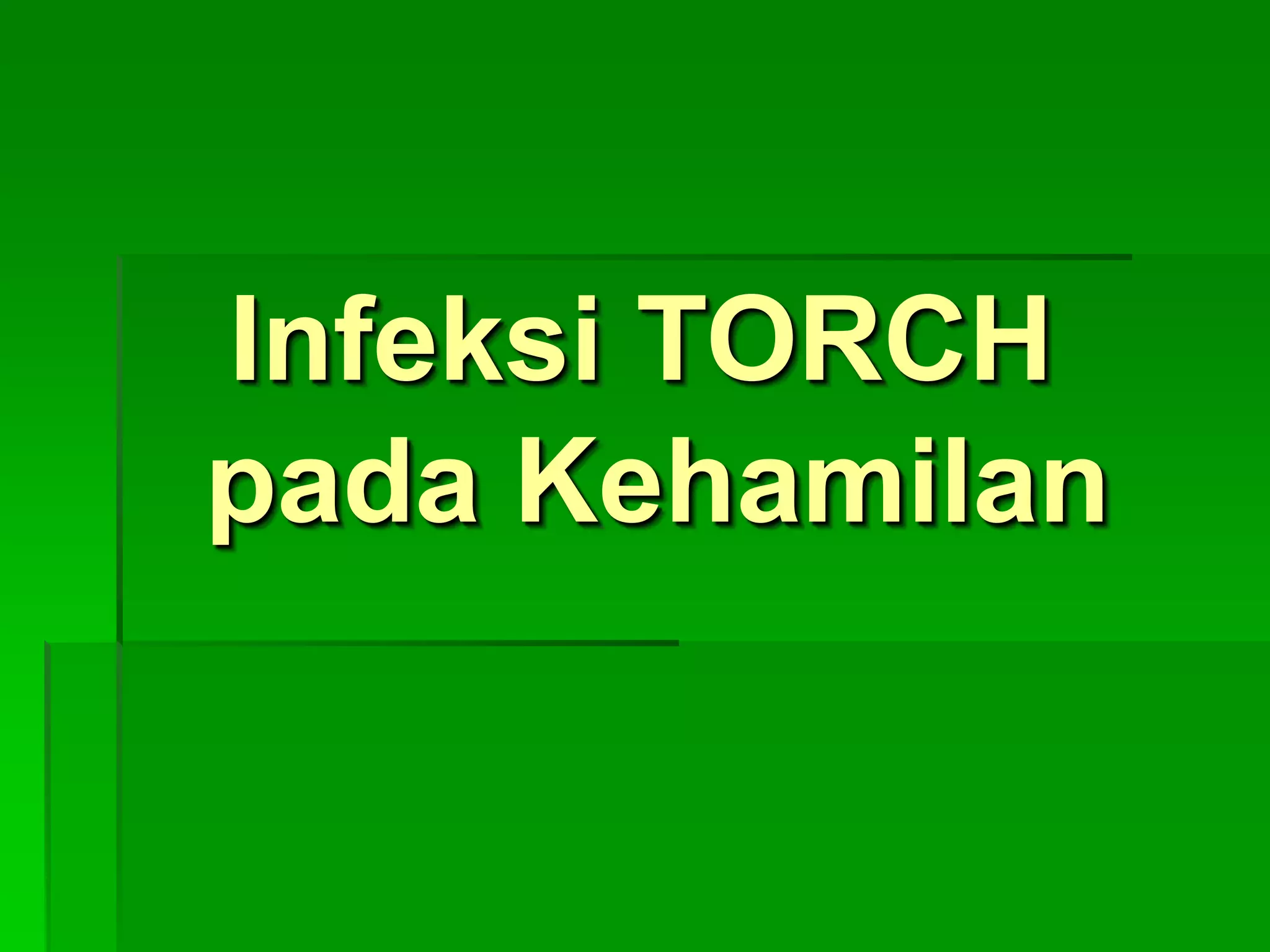 Torch pada kehamilan | PPTX