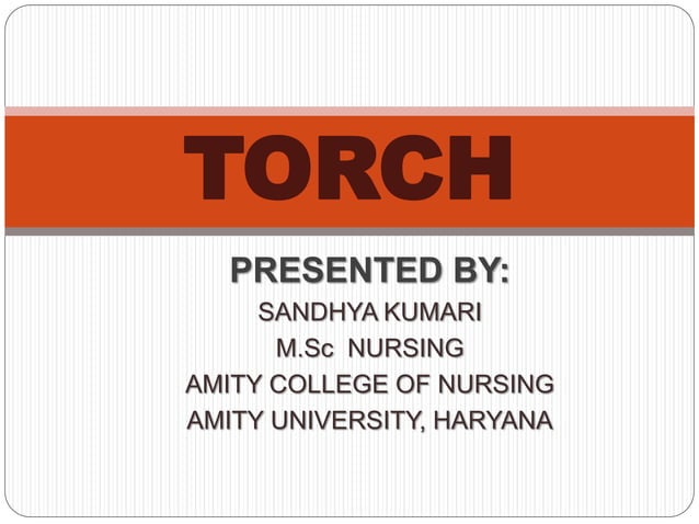 TORCH | PPTX | Pregnancy | Reproductive Health