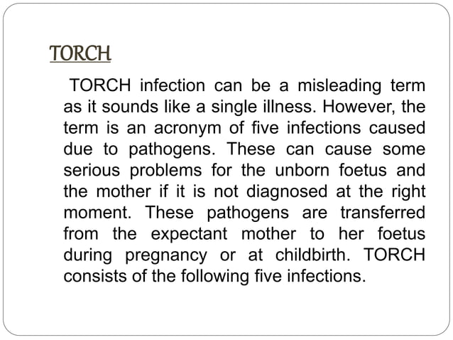 TORCH | PPTX | Pregnancy | Reproductive Health