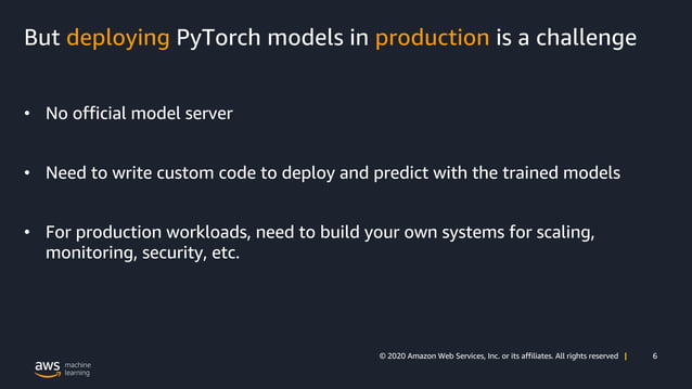 Deploy Pytorch Models In Production On Aws With Torchserve Ppt